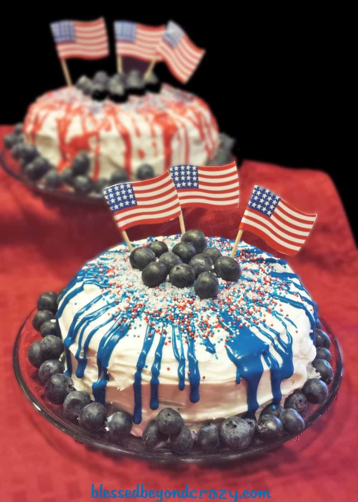 Happy Birthday America Cakes - Blessed Beyond Crazy