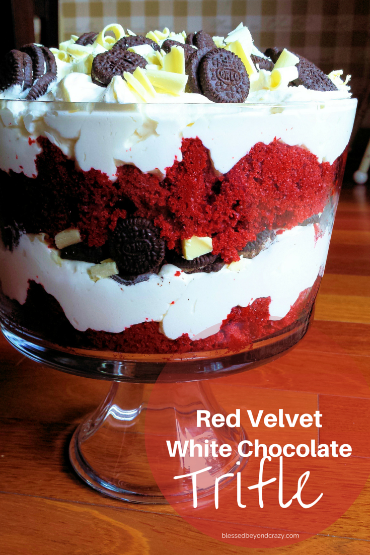 White Chocolate Almond Joy Trifle - Blessed Beyond Crazy