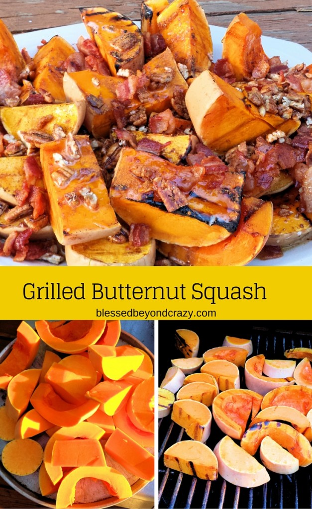 Grilled Butternut Squash - Blessed Beyond Crazy