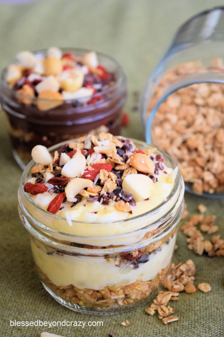 Grab-and-Go Tailgating Mini Parfaits (GF Option) - Blessed Beyond Crazy