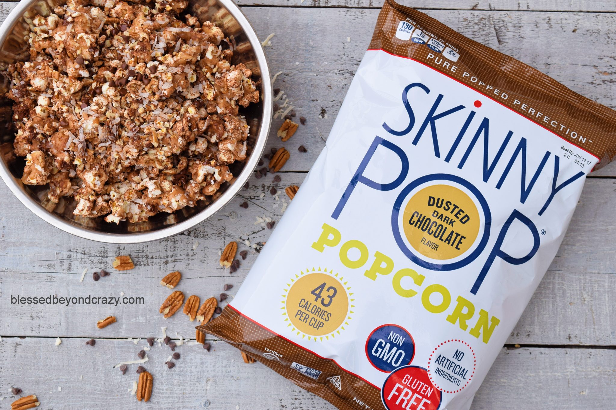 SkinnyPop German Chocolate Caramel Popcorn
