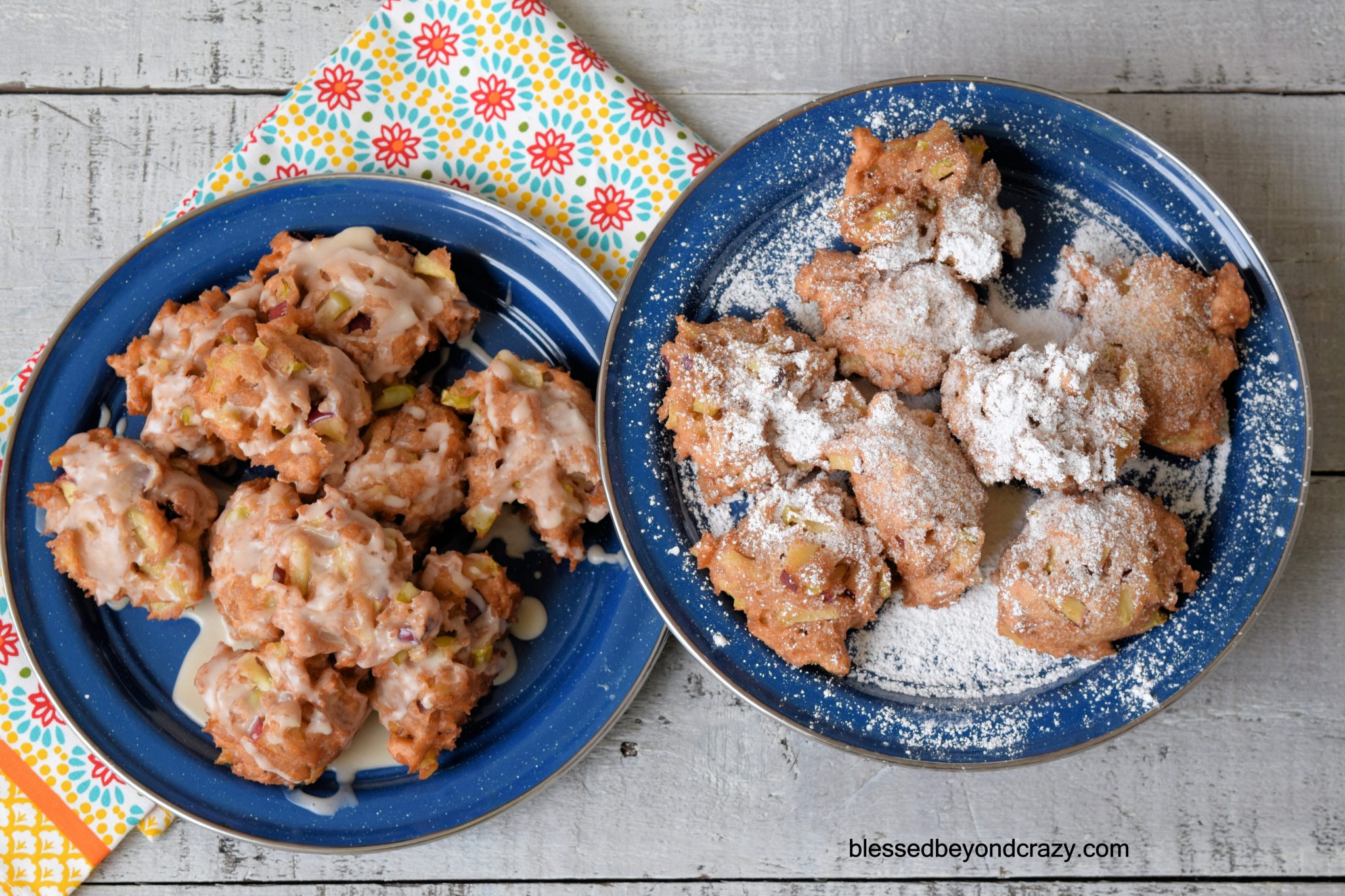 Rustic Apple Pie Fritters - Blessed Beyond Crazy