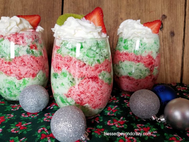 Easy Christmas Parfaits - Blessed Beyond Crazy