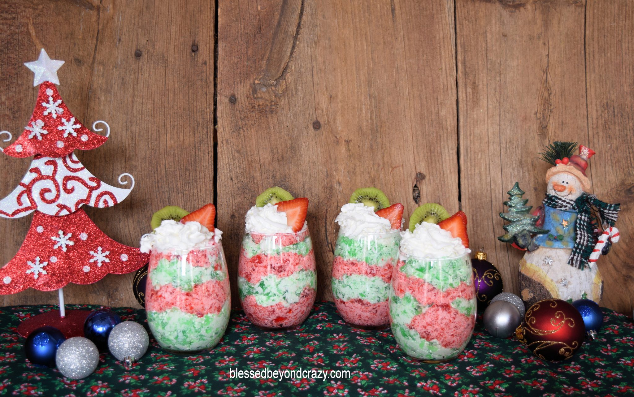 Easy Christmas Parfaits - Blessed Beyond Crazy