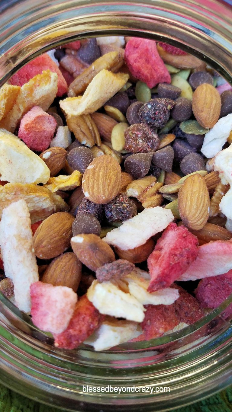 Quick and Easy All Natural Trail Mix - Blessed Beyond Crazy