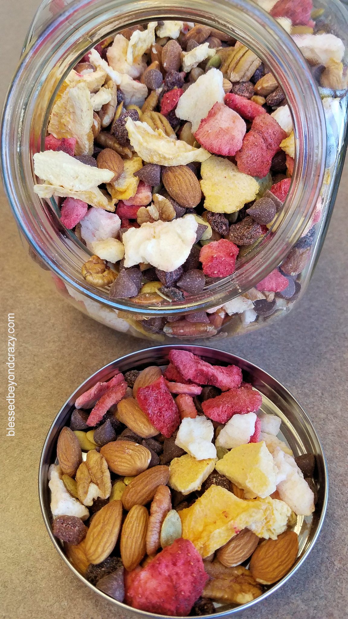 Quick and Easy All Natural Trail Mix - Blessed Beyond Crazy