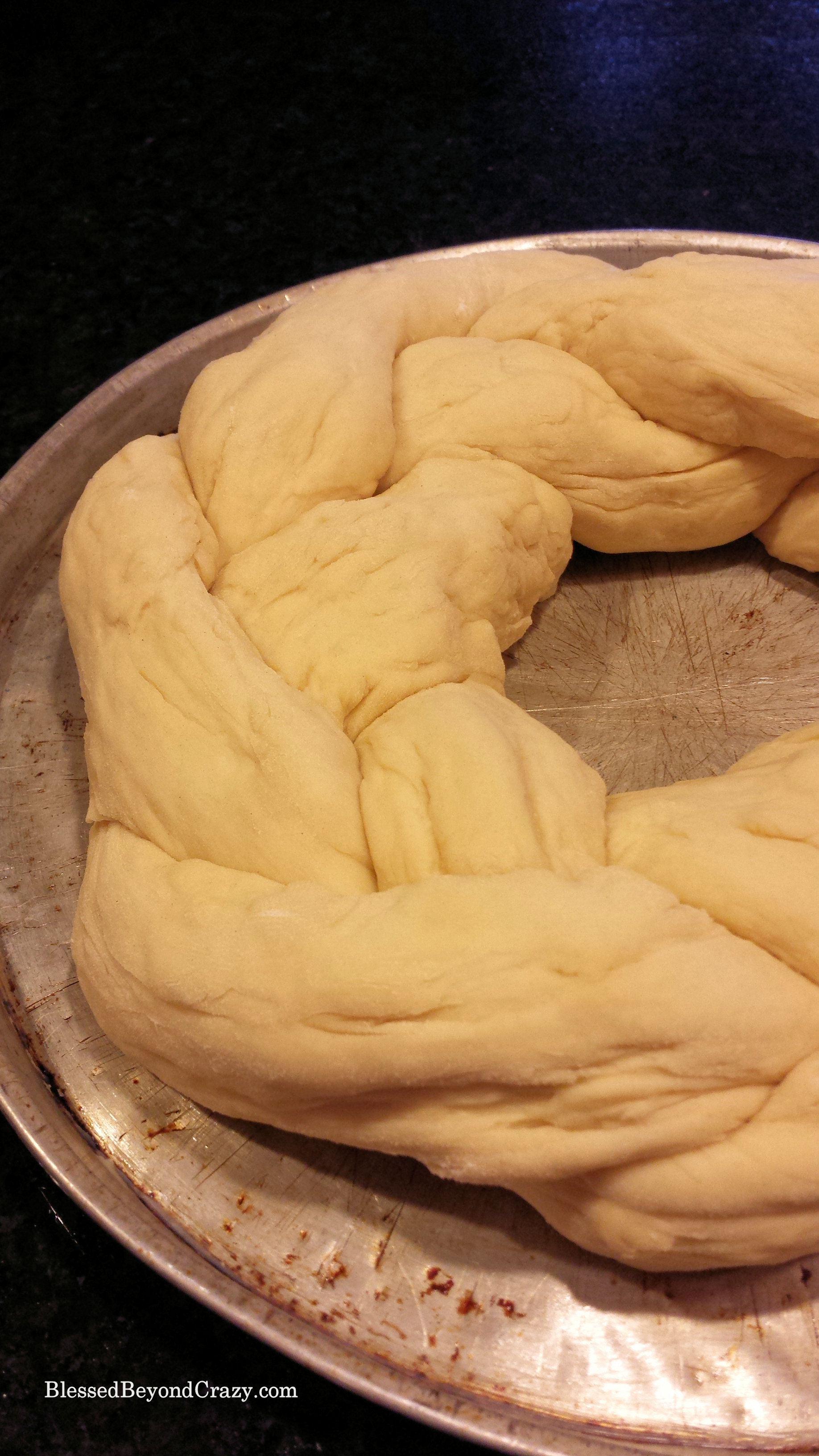 Holiday Braided Bread Ring - Blessed Beyond Crazy