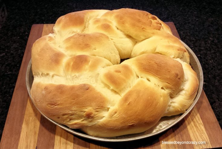 Holiday Braided Bread Ring - Blessed Beyond Crazy