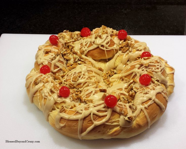 Holiday Braided Bread Ring - Blessed Beyond Crazy