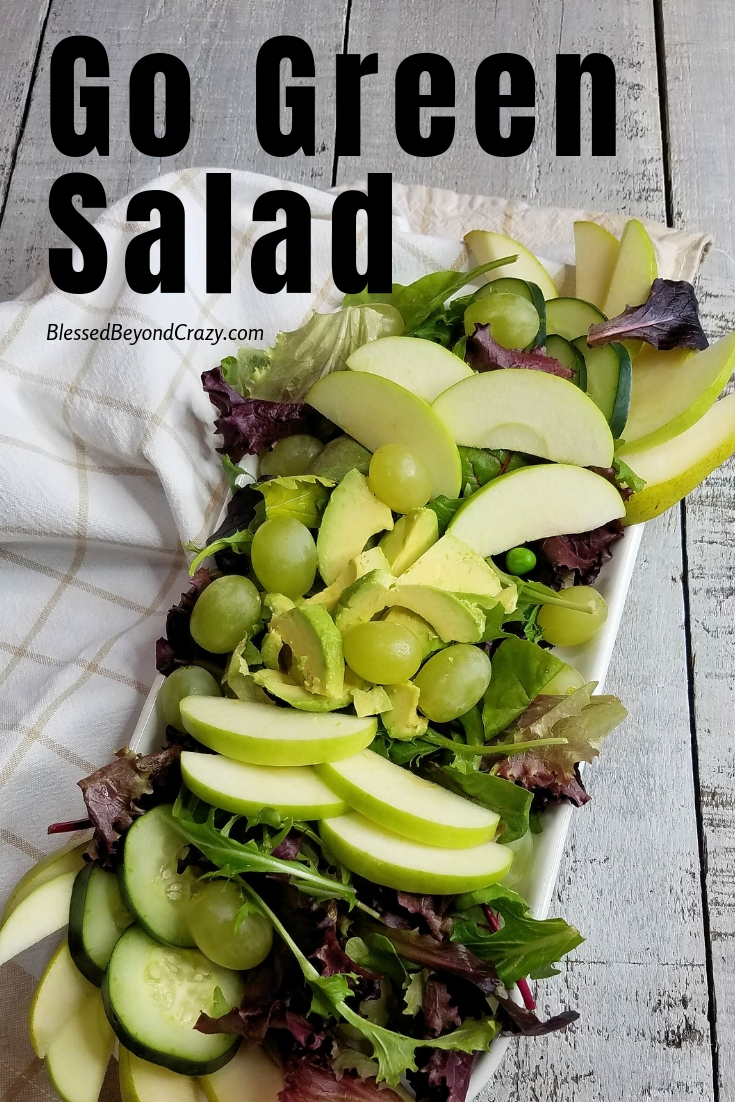 Go Green Salad - Blessed Beyond Crazy