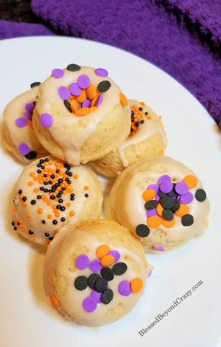 Mini Doughnut Bites - Blessed Beyond Crazy