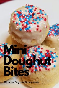 Mini Doughnut Bites - Blessed Beyond Crazy