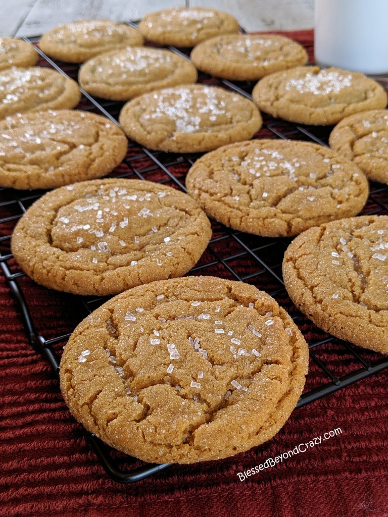 Quick And Easy Ginger Snap Cookies Blessed Beyond Crazy