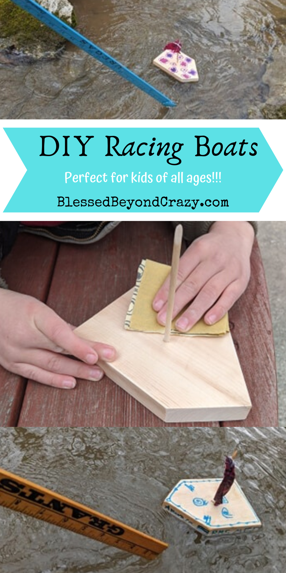 DIY Racing Boats - Blessed Beyond Crazy
