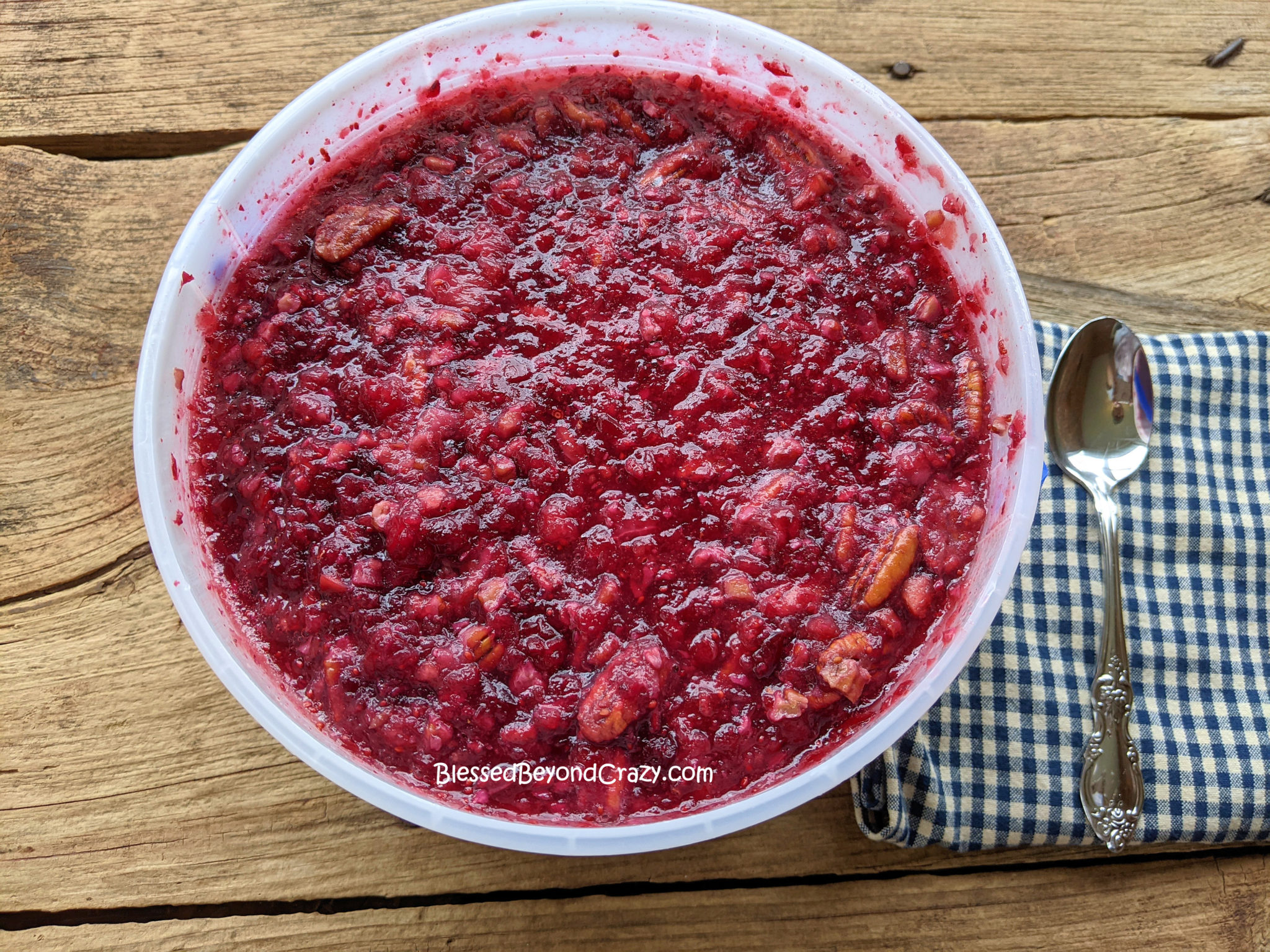 Holiday Cranberry Salad - Blessed Beyond Crazy