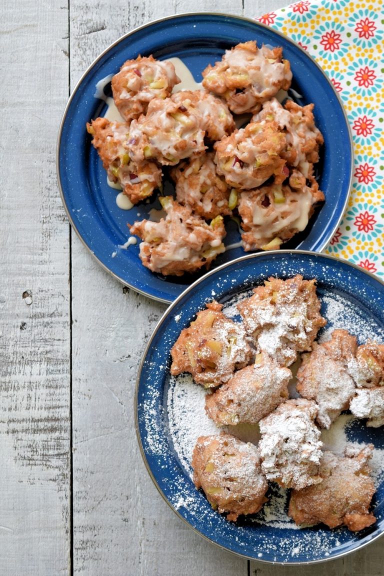 Rustic Apple Pie Fritters - Blessed Beyond Crazy