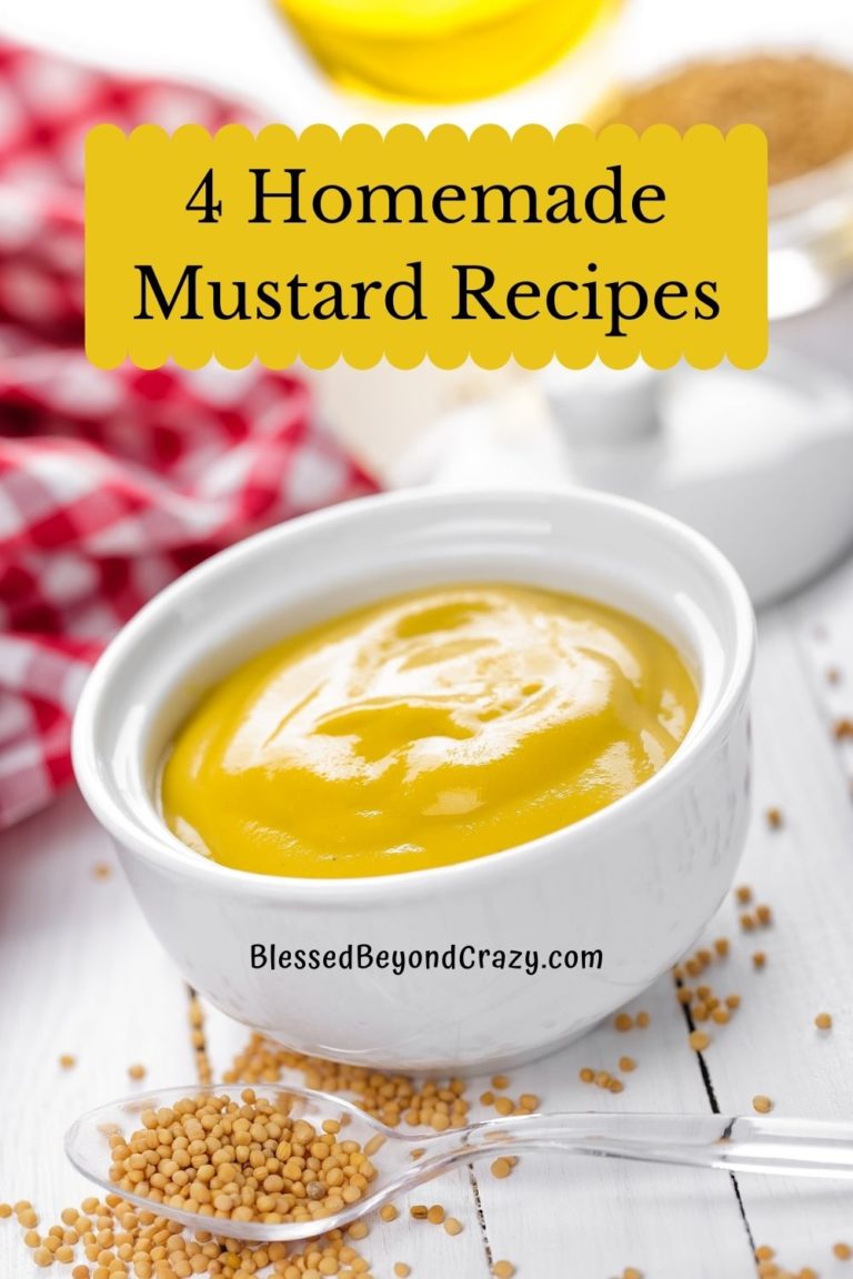 4 Homemade Mustard Recipes - Blessed Beyond Crazy
