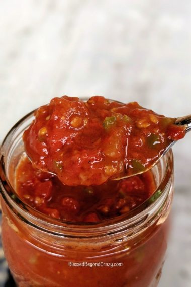 Grandma's Famous Easy Touchdown Chili Sauce - Blessed Beyond Crazy