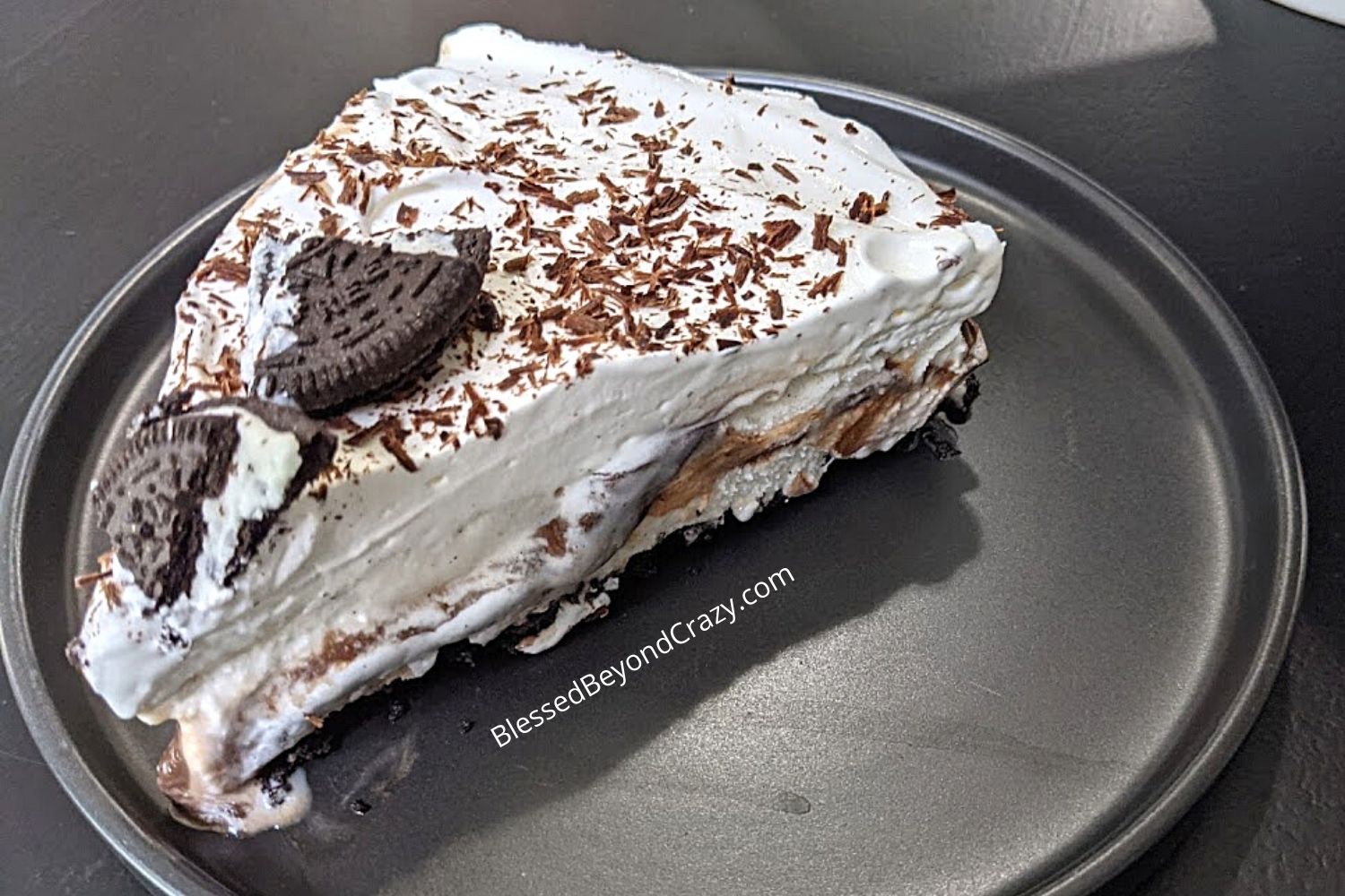 10 Minute Easy Ice Cream Cake - Blessed Beyond Crazy