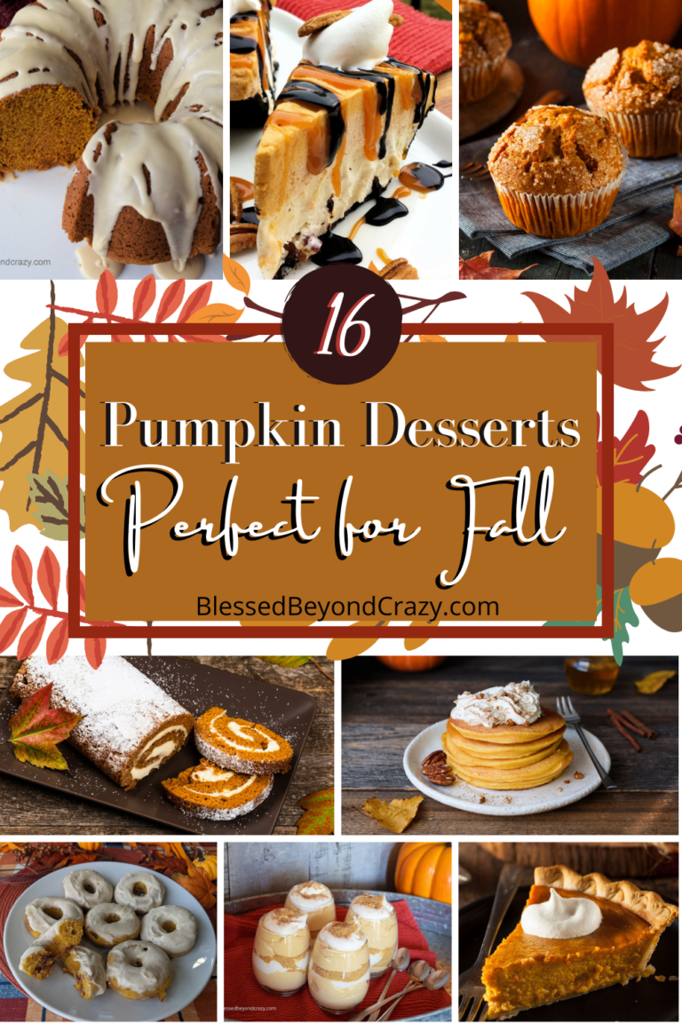 Pumpkin Desserts Perfect for Fall - Blessed Beyond Crazy