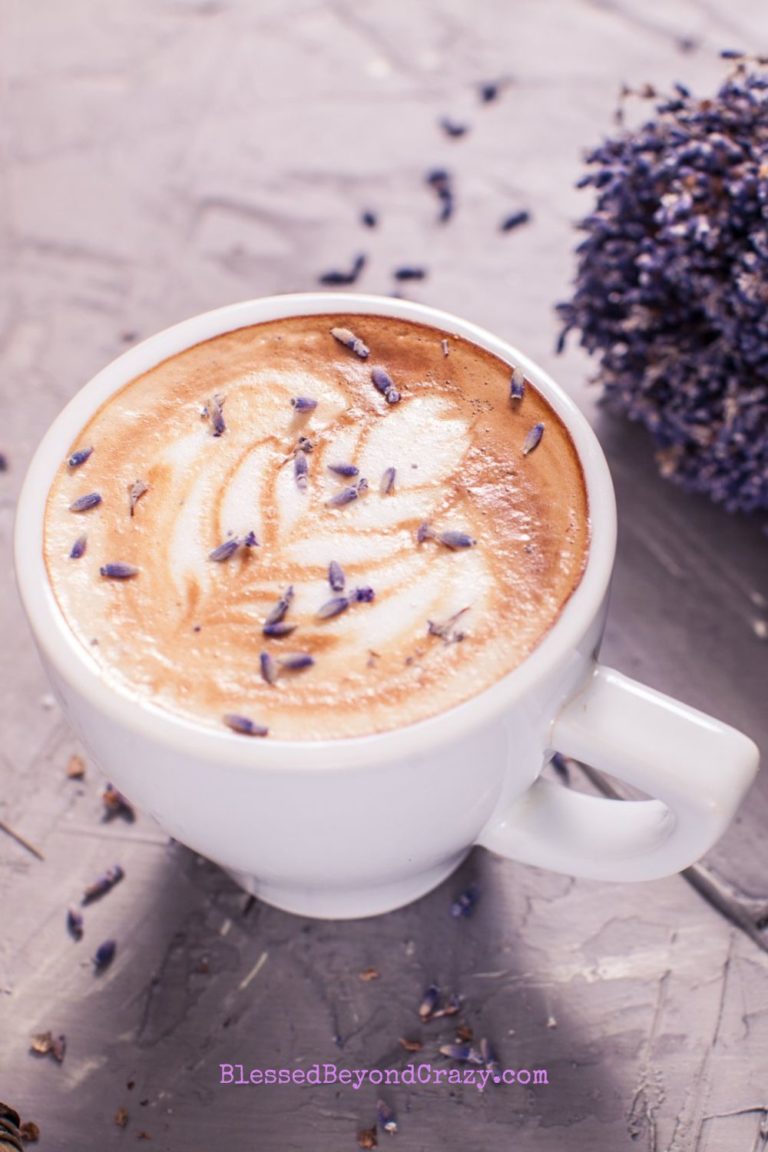 How to Make a Lavender Latte - Blessed Beyond Crazy