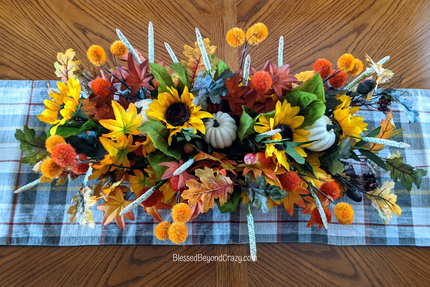 How to Make a DIY Rustic Fall Centerpiece - Blessed Beyond Crazy