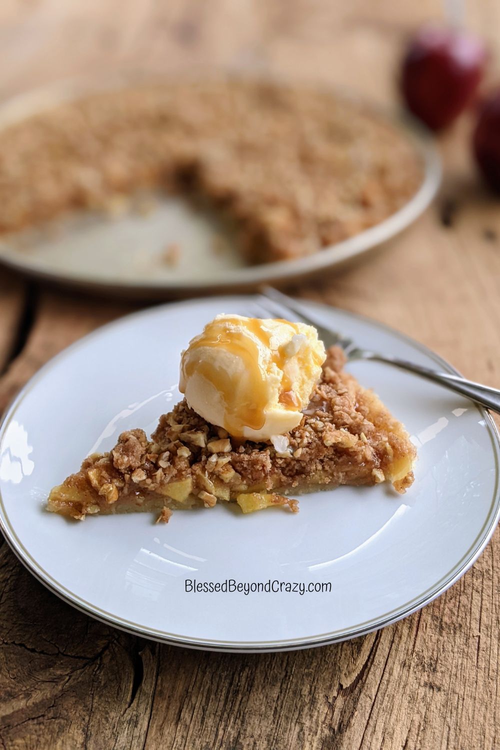 Make Caramel Apple Pecan Dessert Pizza in 5 Easy Steps! - Blessed ...