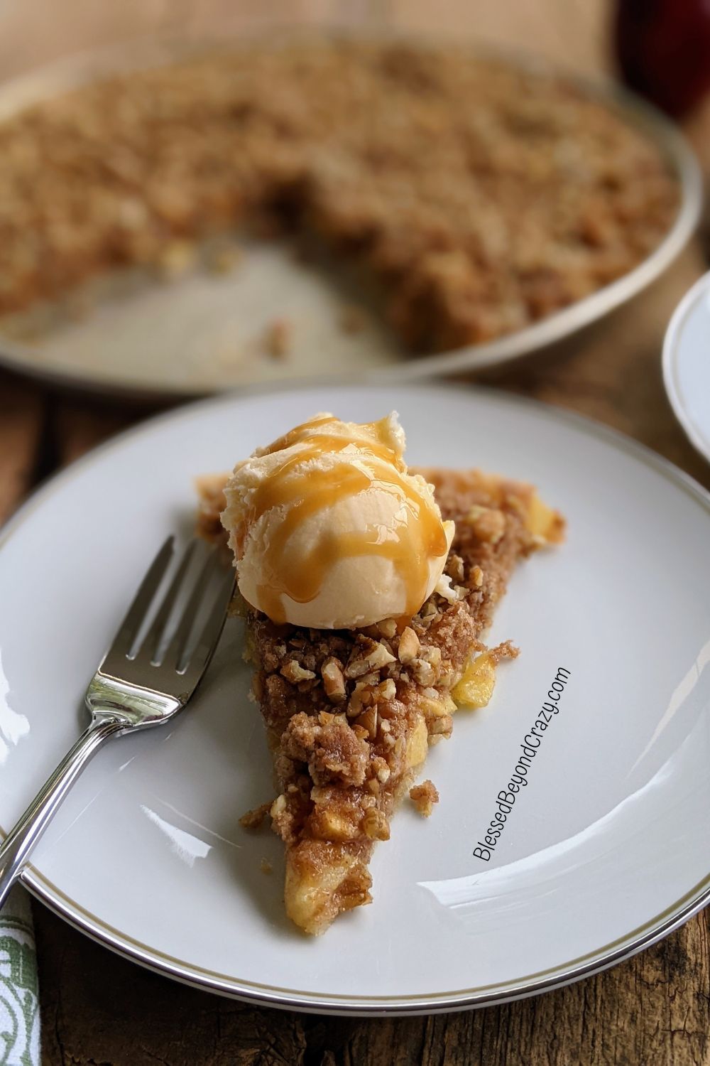 Make Caramel Apple Pecan Dessert Pizza in 5 Easy Steps! - Blessed ...