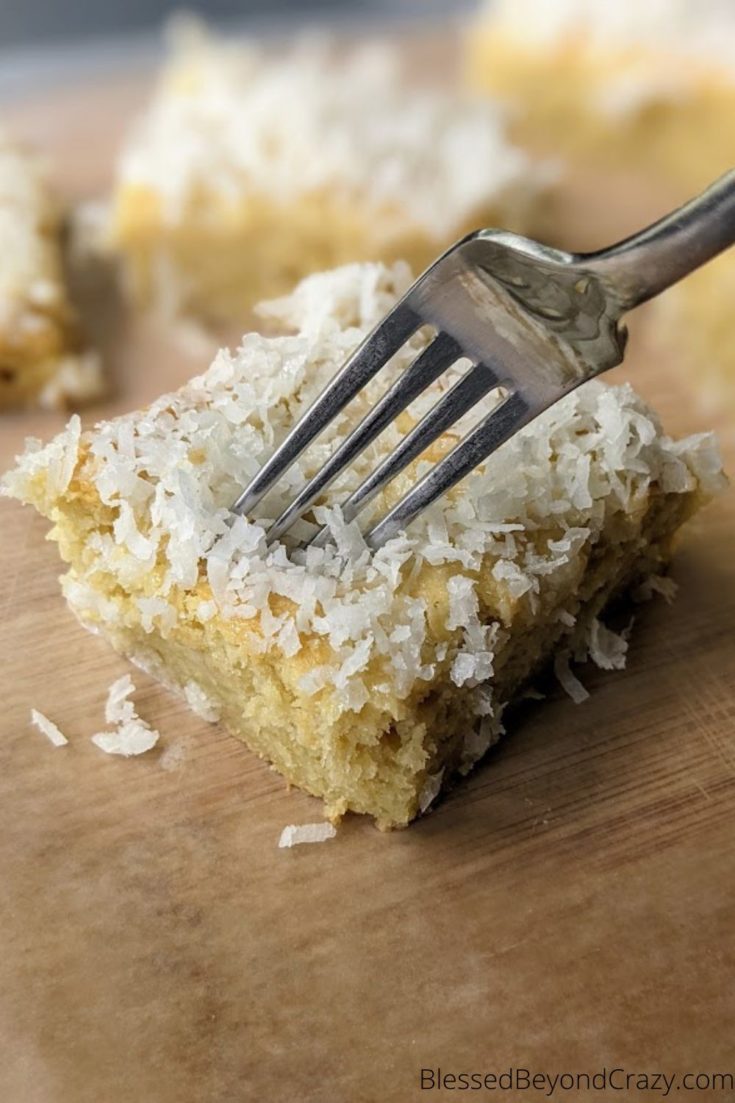 Family Favorite Gluten Free Coconut Cake - Blessed Beyond Crazy