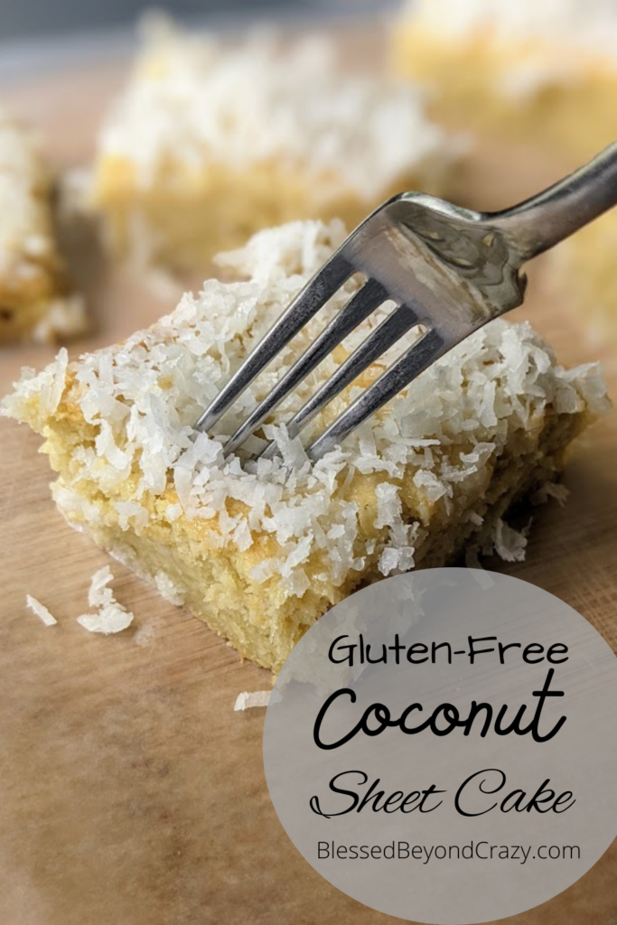 Family Favorite Gluten Free Coconut Cake - Blessed Beyond Crazy