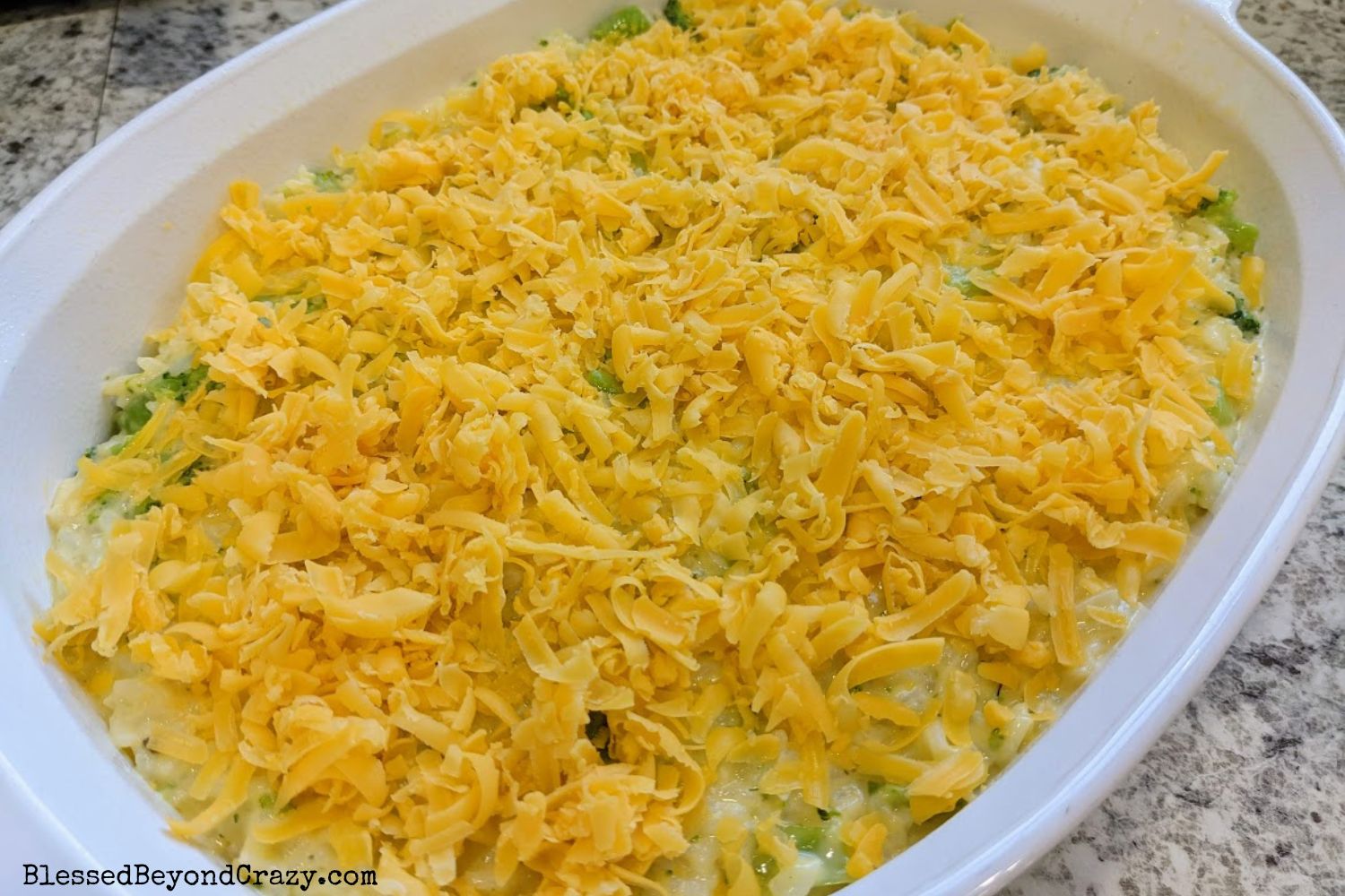 The Best Cheesy Broccoli and Rice Casserole - Blessed Beyond Crazy