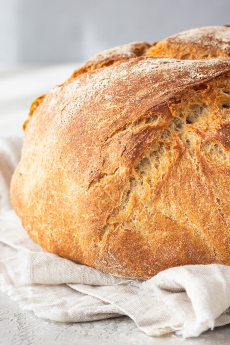 Quick & Easy Homemade Peasant Bread - Blessed Beyond Crazy