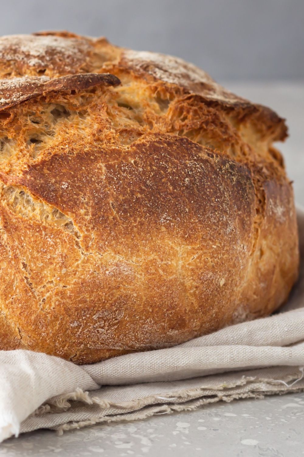 Quick & Easy Homemade Peasant Bread - Blessed Beyond Crazy