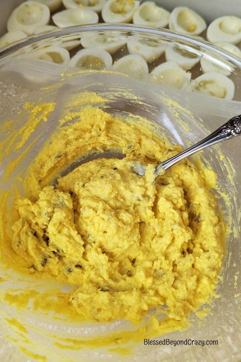 The Best Deviled Eggs Made the Quick and Easy Way - Blessed Beyond Crazy