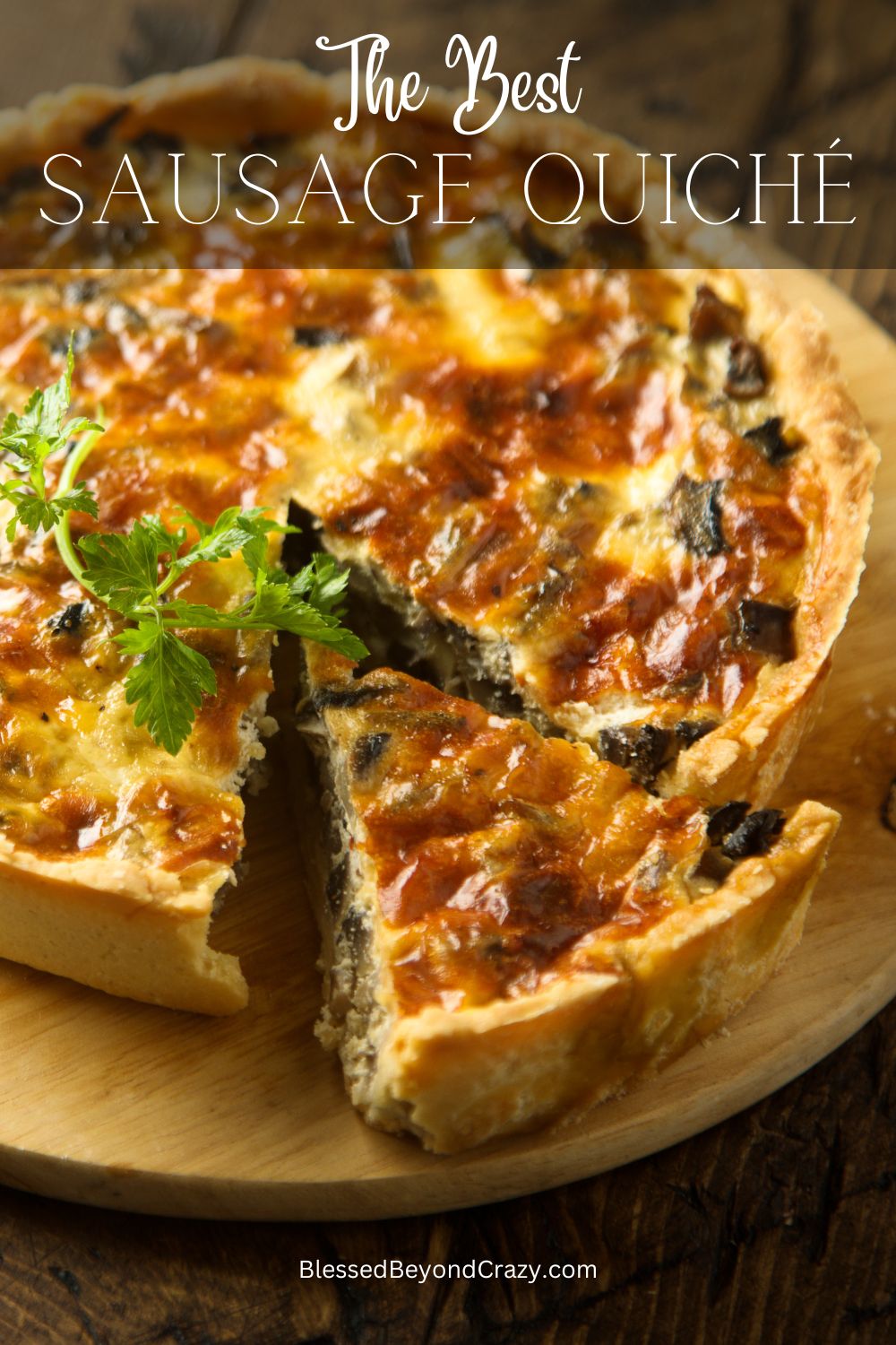 Sausage Quiche Recipe Lazy Quiche With Sausage, Onions, And Peppers
