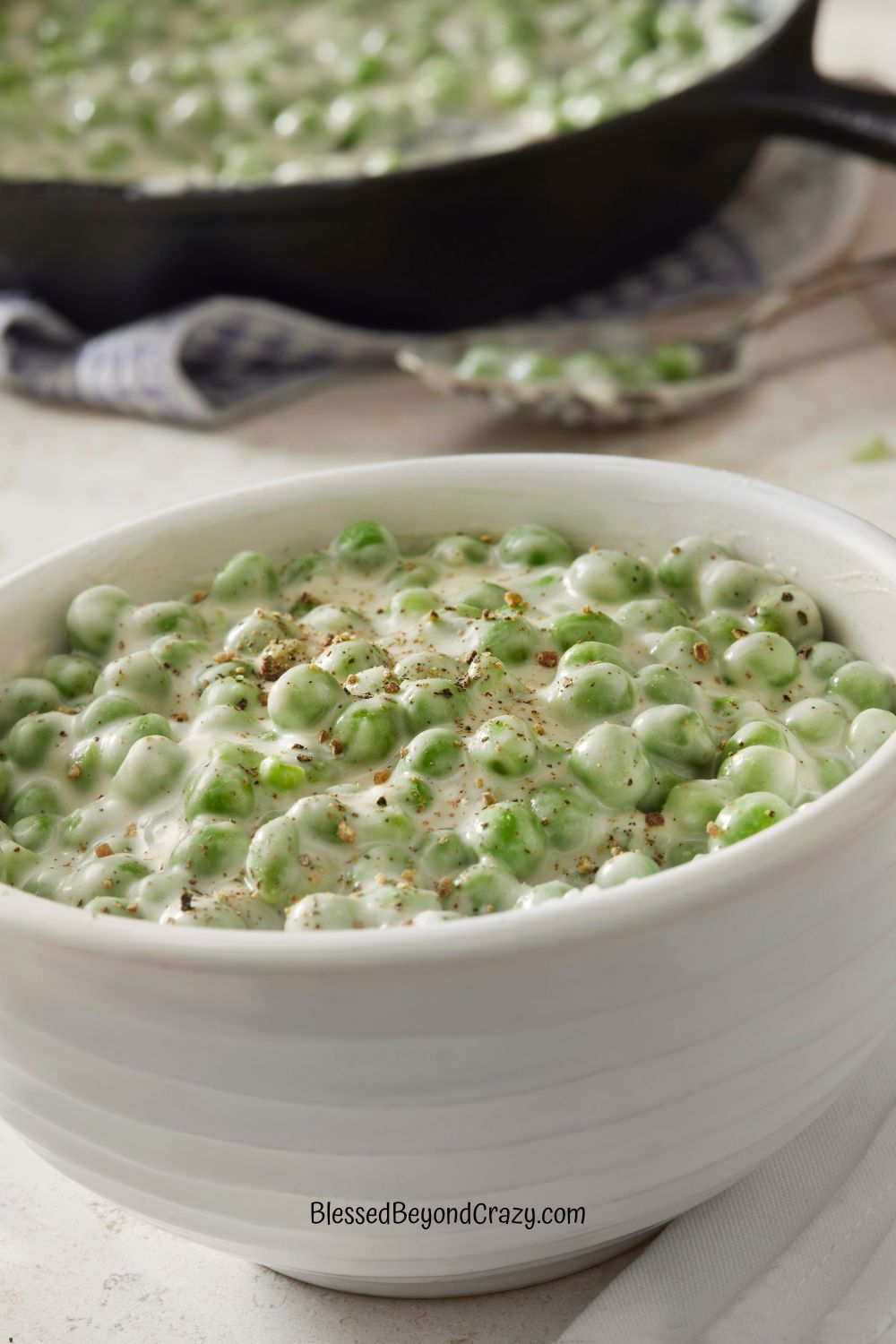 The Best and Easiest Creamed Peas - Blessed Beyond Crazy