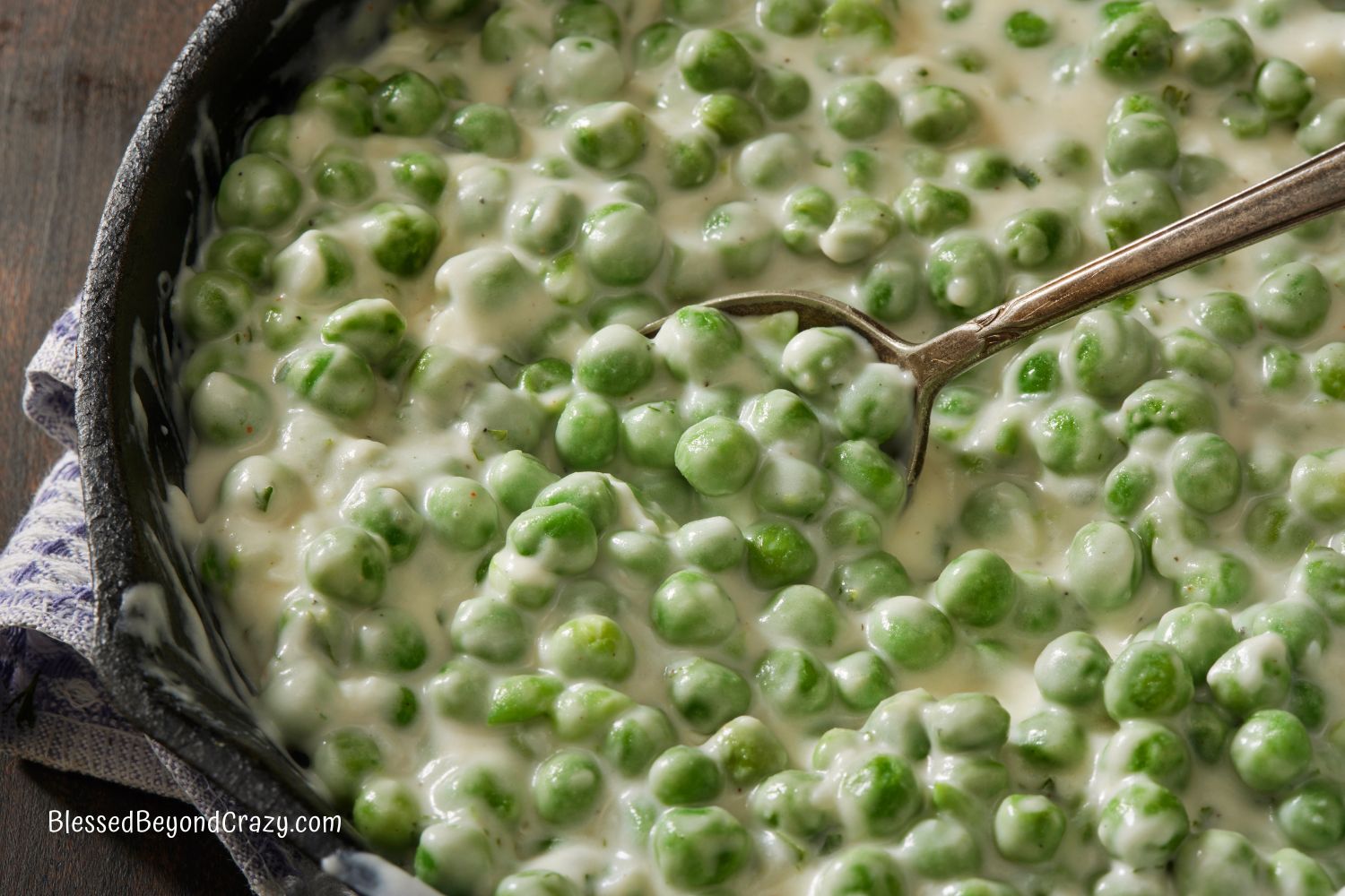 The Best and Easiest Creamed Peas - Blessed Beyond Crazy