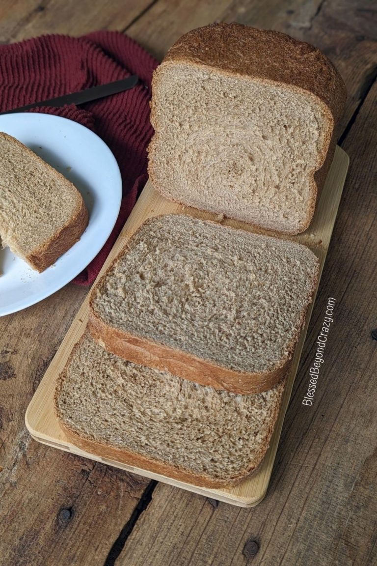Homemade Cinnamon Yeast Bread Made in a Bread Machine - Blessed Beyond Crazy